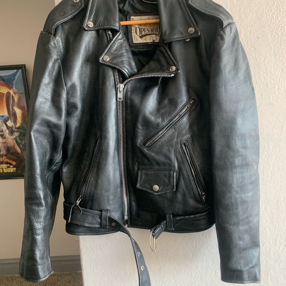 Open Road | Jackets & Coats | Black Open Road 98s Medium Mens Leather ...